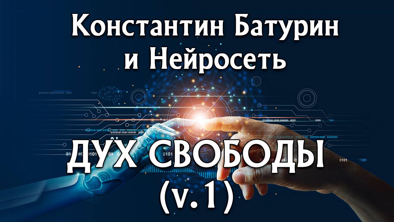 ДУХ СВОБОДЫ (v.1) - Константин Батурин и Нейросеть