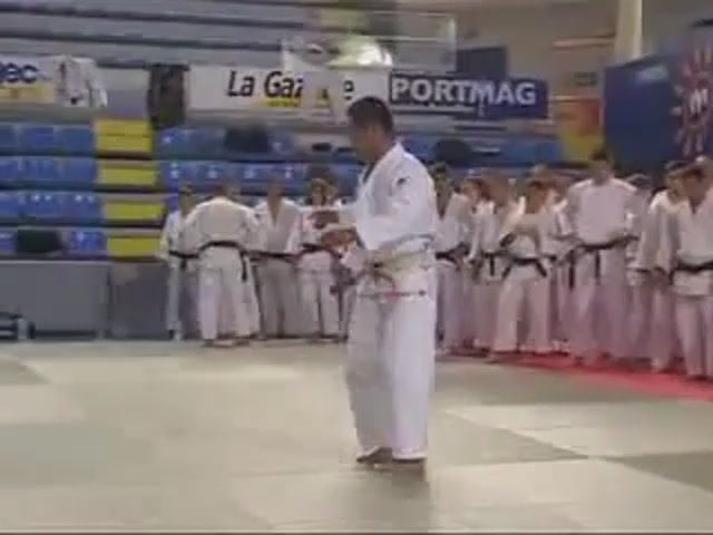 Hiroshi Katanishi - spostamento laterale per seoi nage