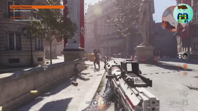 Wolfenstein Youngblood. 18 Только игровой процесс. Без комментария.