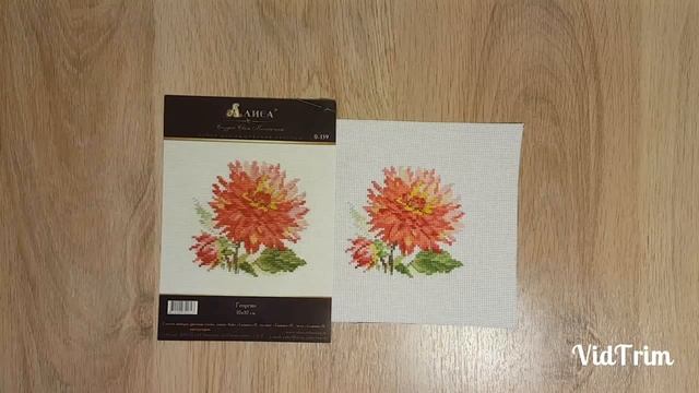 Георгин от Алисы от обзора до готовой работы