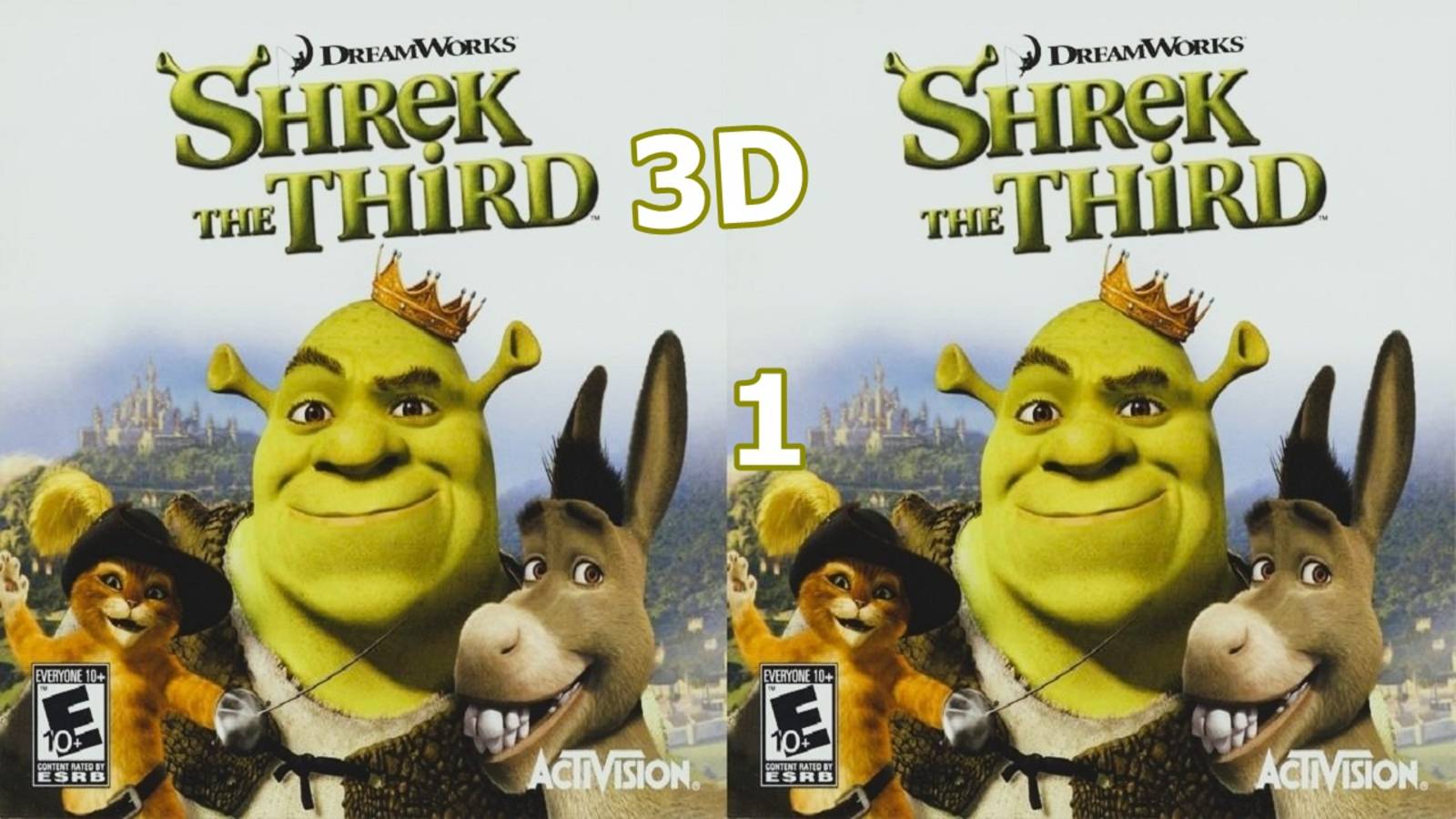 Шрек 3 Игра  1 3Д видео  SBS  VR box