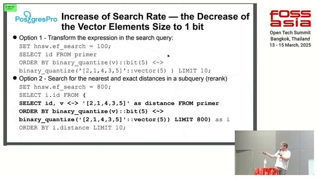 PostgreSQL for AI. Real Vector Search in PostgreSQL, Vladlen Popolitov. FOSSASIA Summit 2025