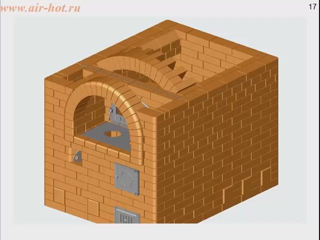 Печь русская "Теплушка" 1270х1660 мм