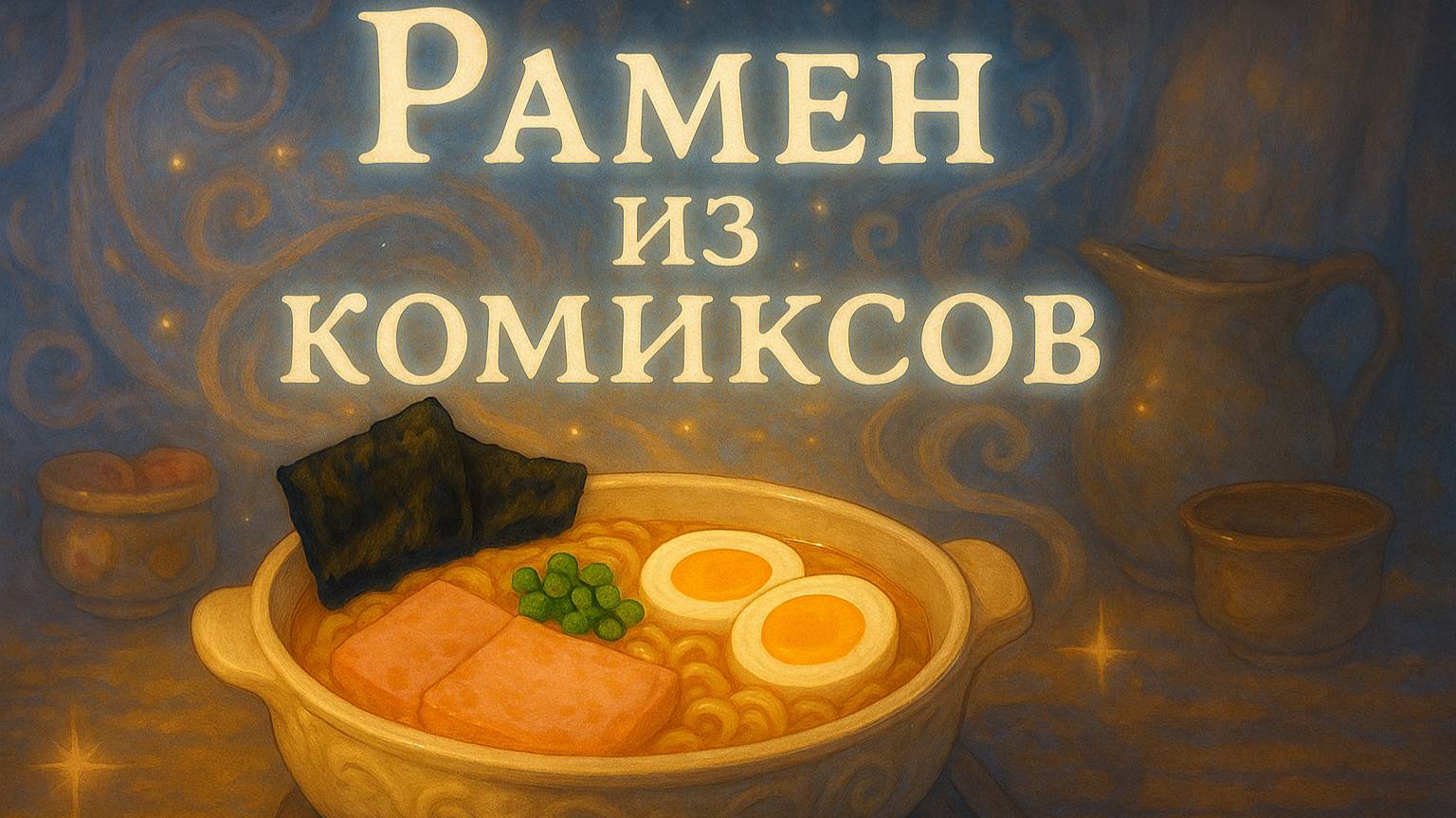 Рамен из комиксов, приготовление 🍜