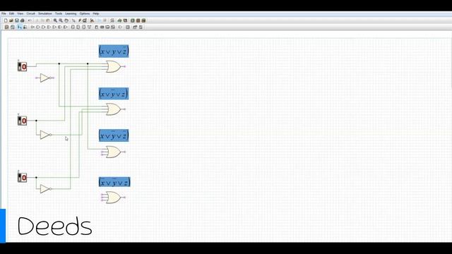 Deeds: реализация совершенной конъюнктивной нормальной формы (СКНФ)