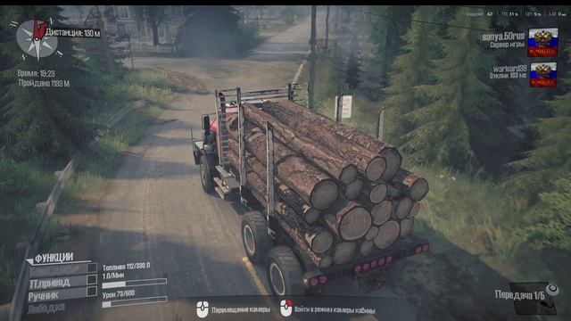 MudRunner карта Медвежий Ручей