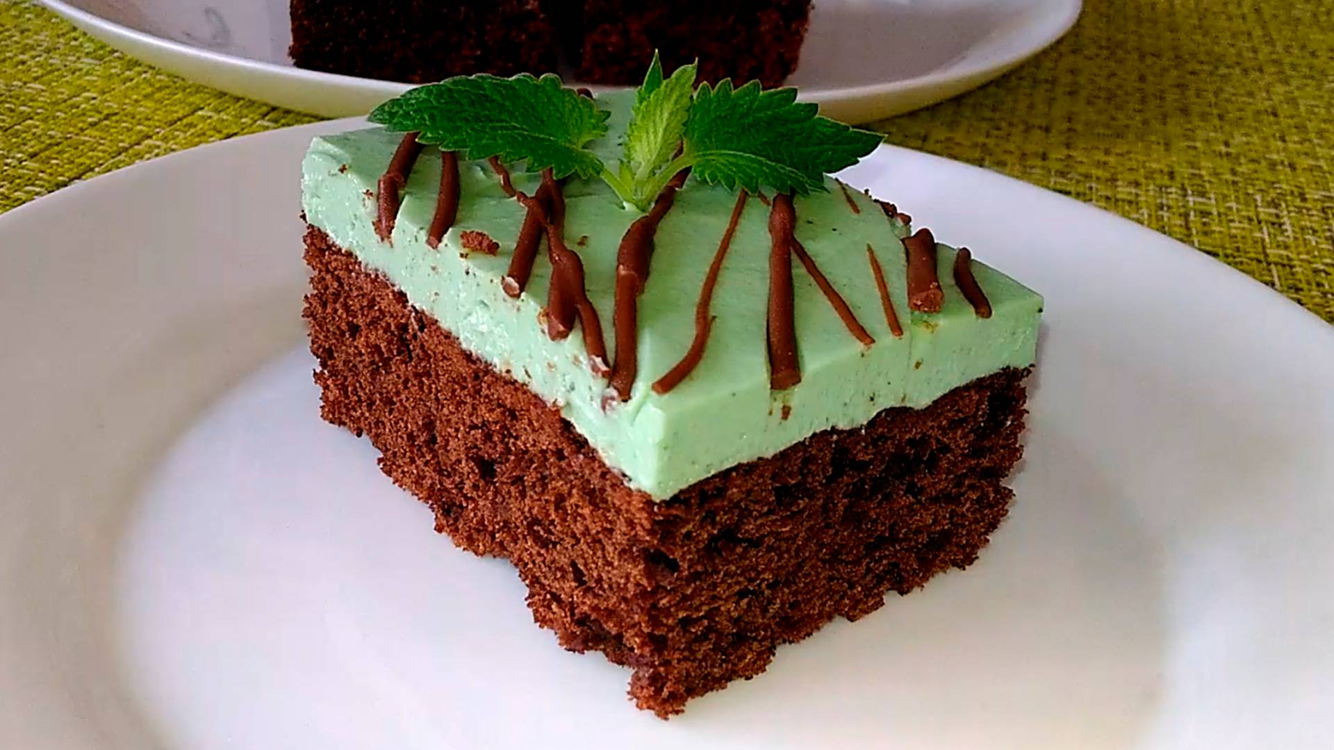 Мятно-шоколадное ПИРОЖНОЕ | Готовится быстро и просто