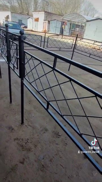 Ритуальная оградка I Оградка на кладбище I Металлическая ограда