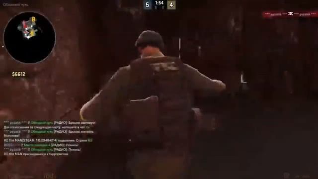 Смешные Моменты с Русским Мясником в игре cs go часть 1