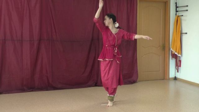 Тистра Джаати Паран | Таал Эктал | Стиль Катхак | МАРИЯ БИРЮКОВА | Экзамен на 3 года | Таранг