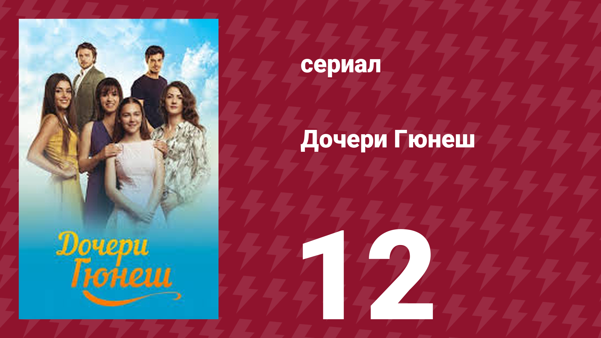 Дочери Гюнеш 12 серия (сериал, 2015)
