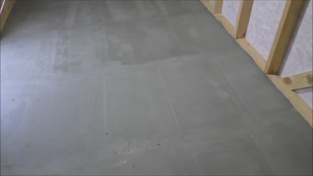Стяжка на деревянный пол в каркасной котельной