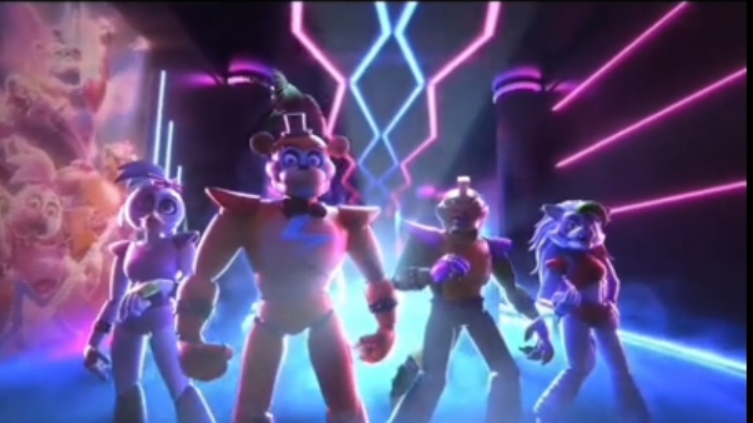 фнаф security breach  с заставкой Виктора Цоя следи за собой