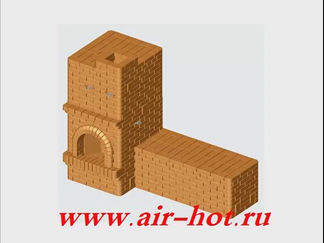 Теплый камин с лежанкой