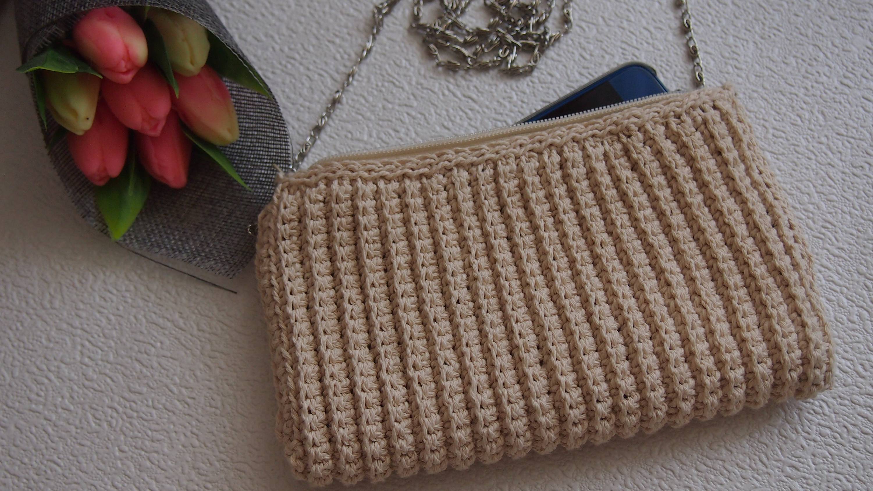 Как связать резинку крючком. Уроки вязания для начинающих. Узор резинка * Crochet elastic Урок 101