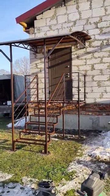 Навес из поликарбоната I Навес для входа I Навес для крыльца I Входная группа