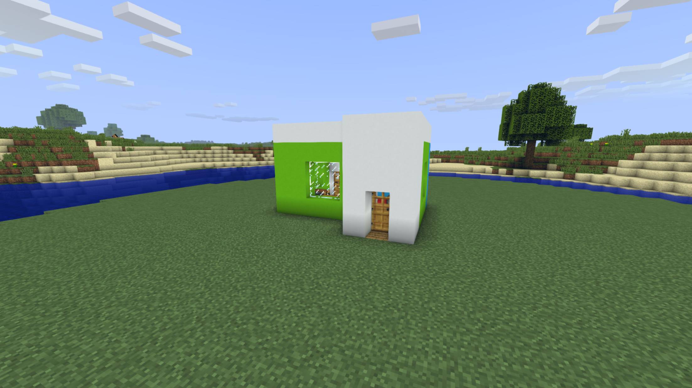 Маленький дом ХАЙ-ТЕК В МАЙНКРАФТ!