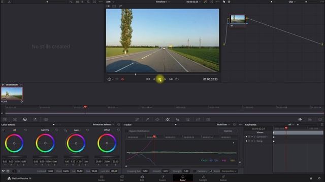 DaVinci Resolve Stabiliser - быстрая стабилизация видео