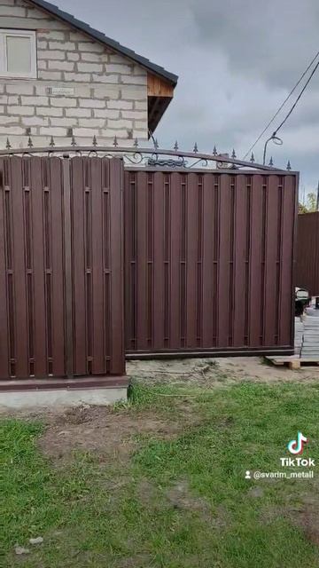 Откатные ворота с автоматикой I Ворота откатные с приводом I Ворота для дома