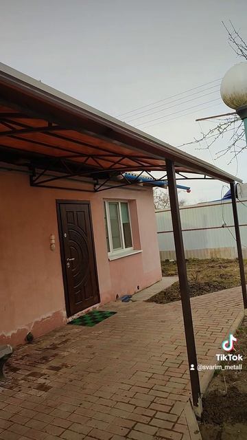 Навес из поликарбоната I Навес из сотового поликарбоната I Навес для дома