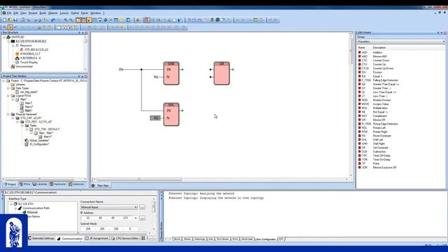 Работа с битовой строкой в среде программирования PC WorX