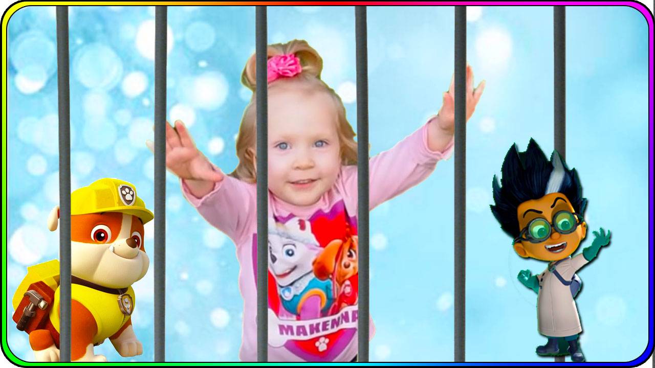 Спасаем щенков из Щенячий патруль! Ромео из Герои в масках их похитил!