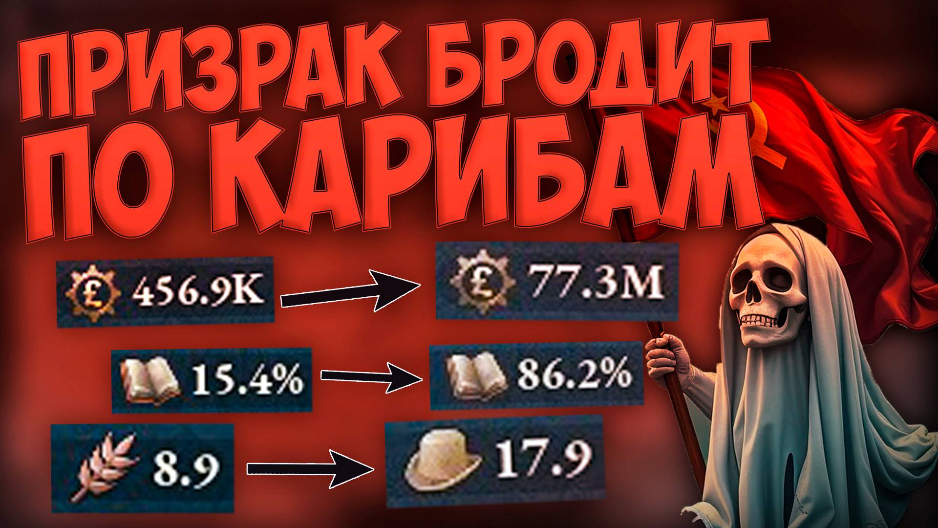 👻 Victoria 3 | Гаити | Призрак бродит по Карибам