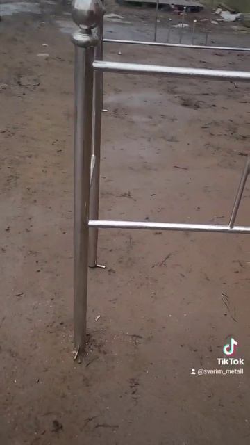 Ритуальная ограда I Оградка из нержавеющей стали I Оградка из нержавейки