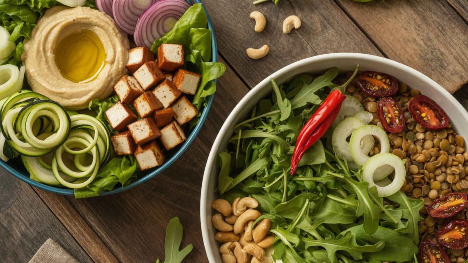 Мастер-класс: Протеиновые веганские салаты