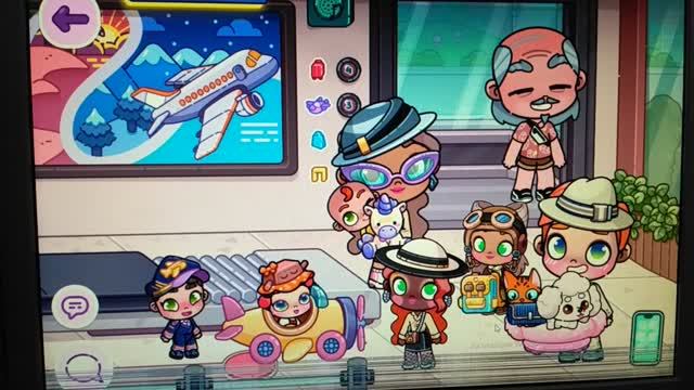 Лучшая семейка. Мы полетим на самолете. Дети играются. 5ч. Аватар ворлд.