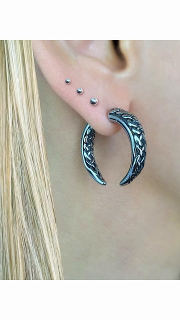 Готически серьги "Скандинавские арки" от StarfallShop