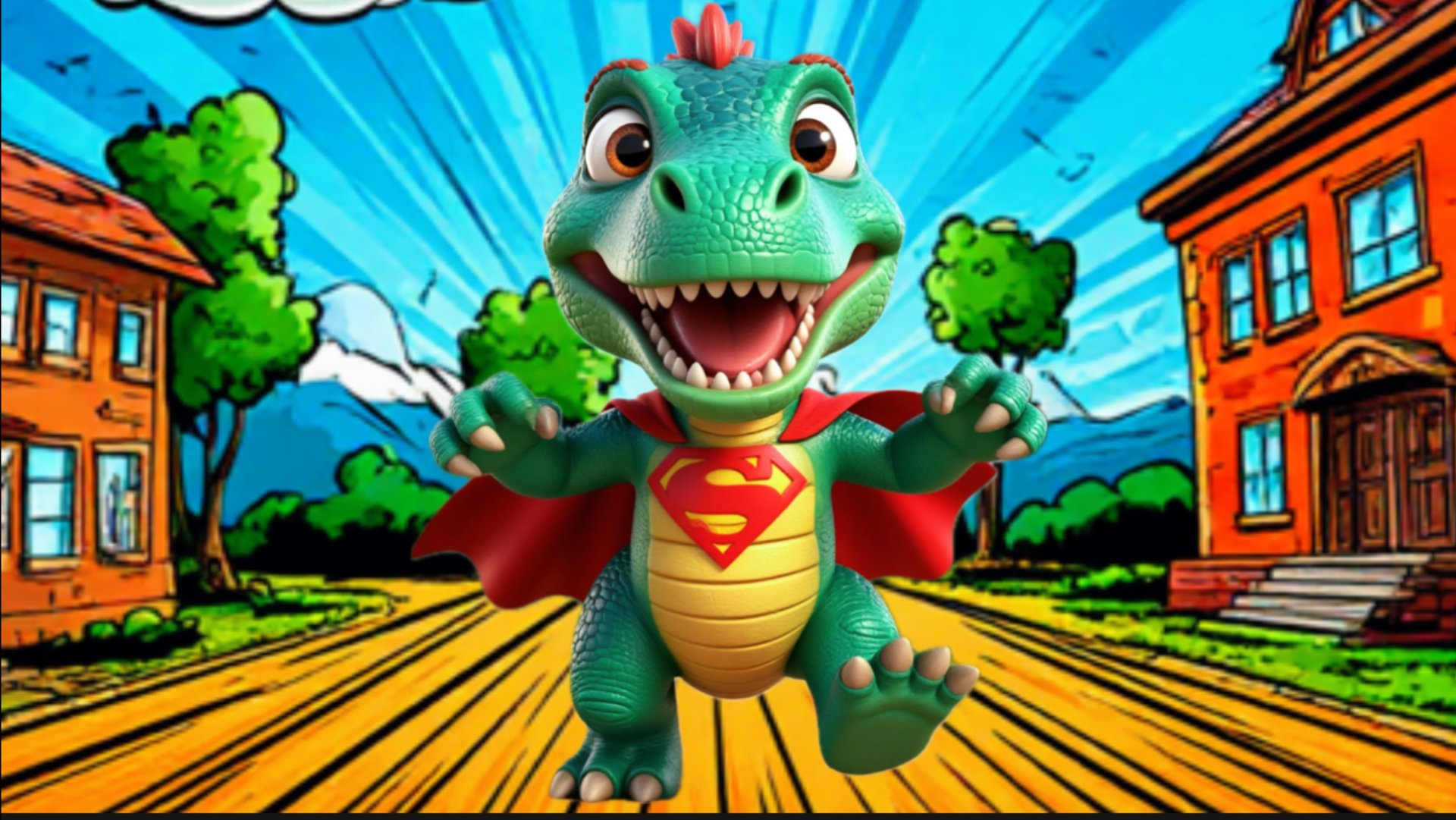 ДИНОЗАВРЫ малыши СУПЕР ГЕРОЙ, песенки для малышей и детей