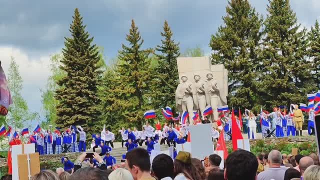 9 мая , 80 лет  Победы , Кузнецк, Холм Воинской Славы.