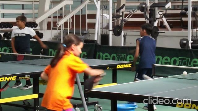 Телеканал АТВ в Клубе настольного тенниса А.Власова. Малых, Мандагаева, Раднаев,  27 июля 2017