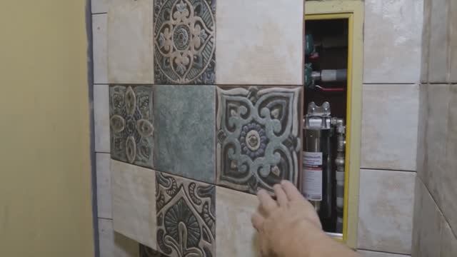 Облицовка люка невидимки под плитку и инсталяции