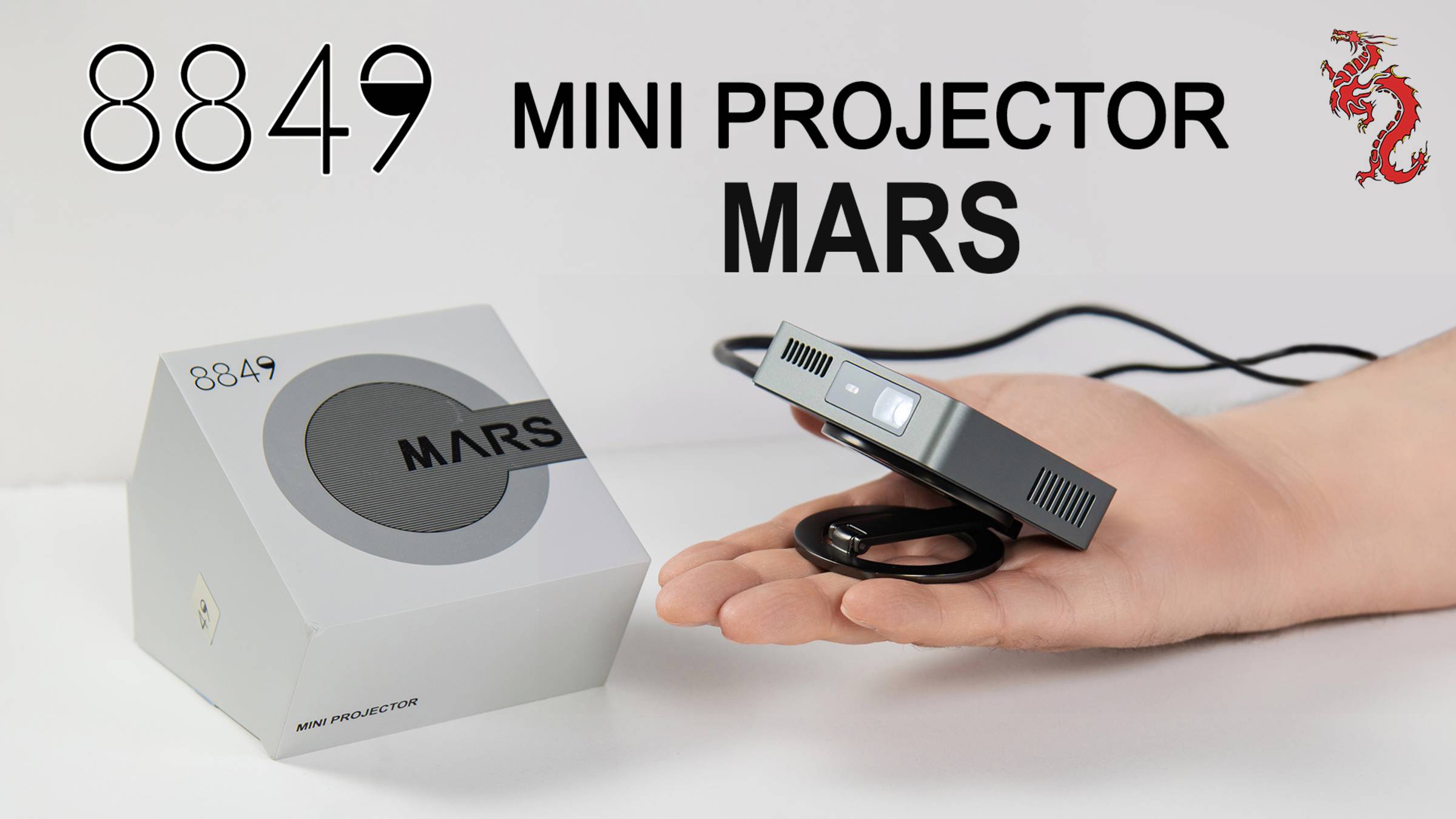 8849 Mars //КАРМАННЫЙ DLP HD проектор с выводом изображения по USB-C 2.0 без MHL
