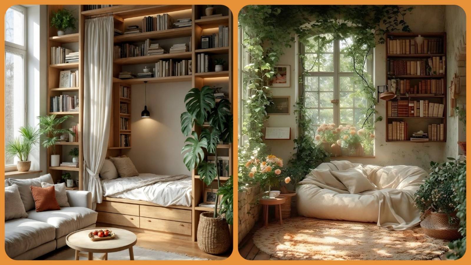 40 идей уютного уголка для чтения 📚