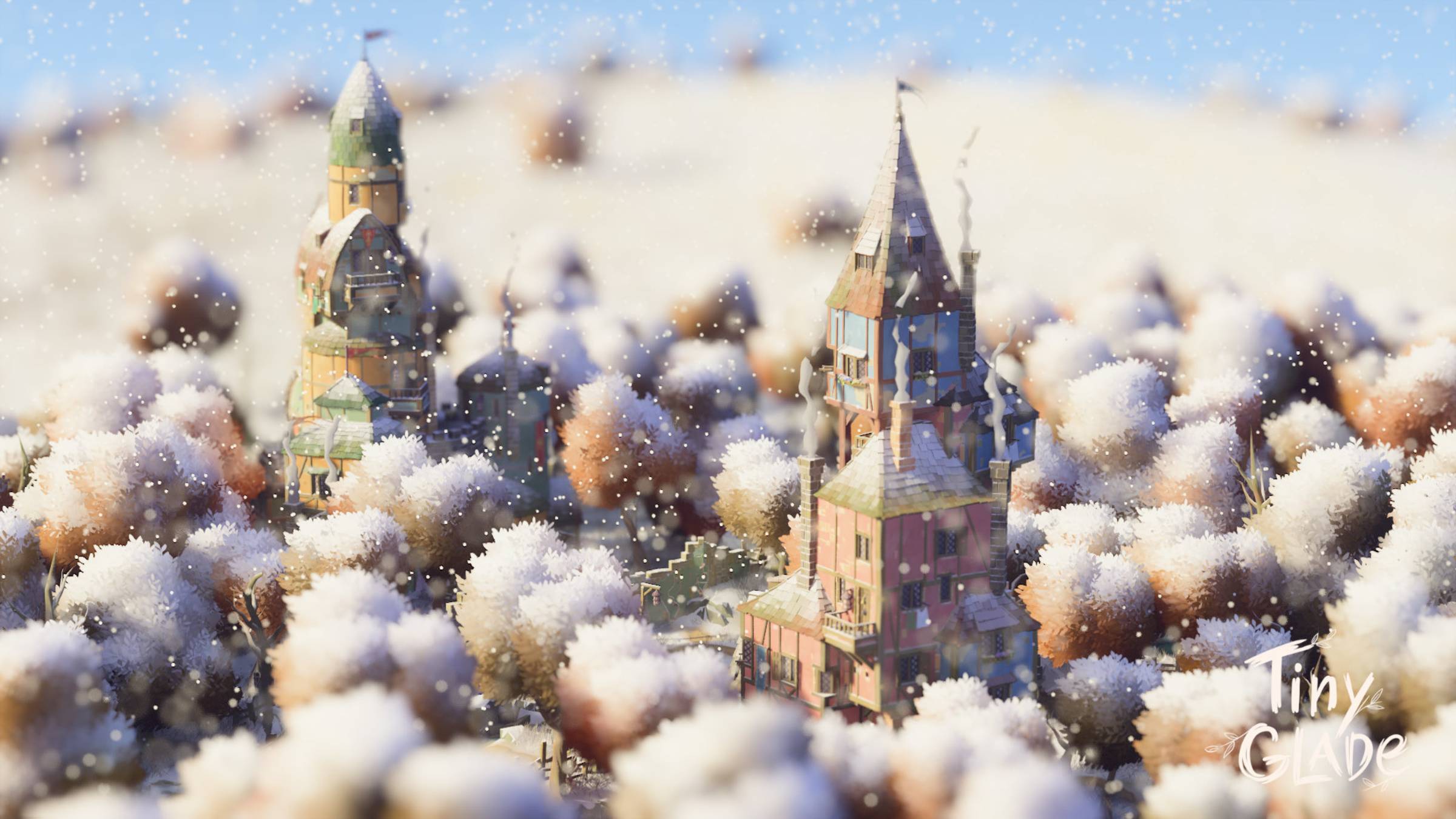 Tiny Glade. Строим домики, лечим нервы. Великая битва у ручья.