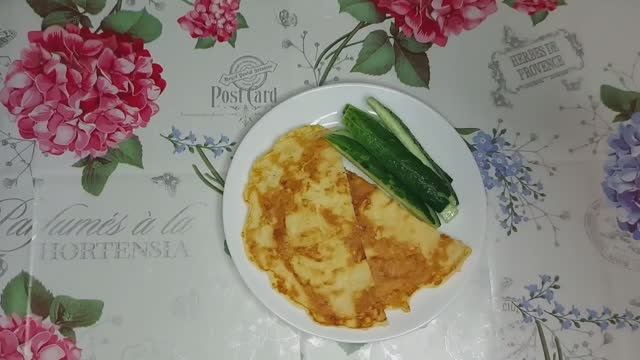 Вкусный сырный завтрак
