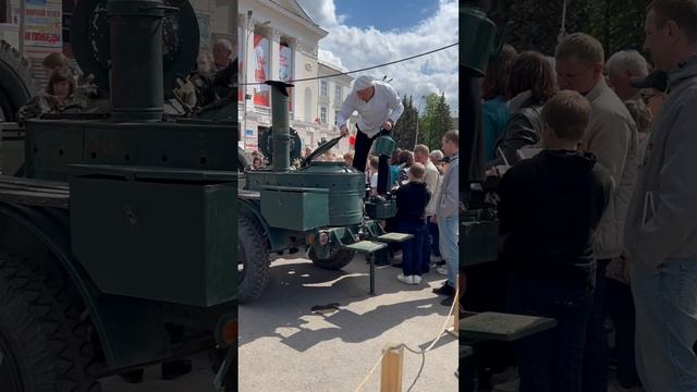 Выставка ретро-техники. Саров. 9 мая 2025