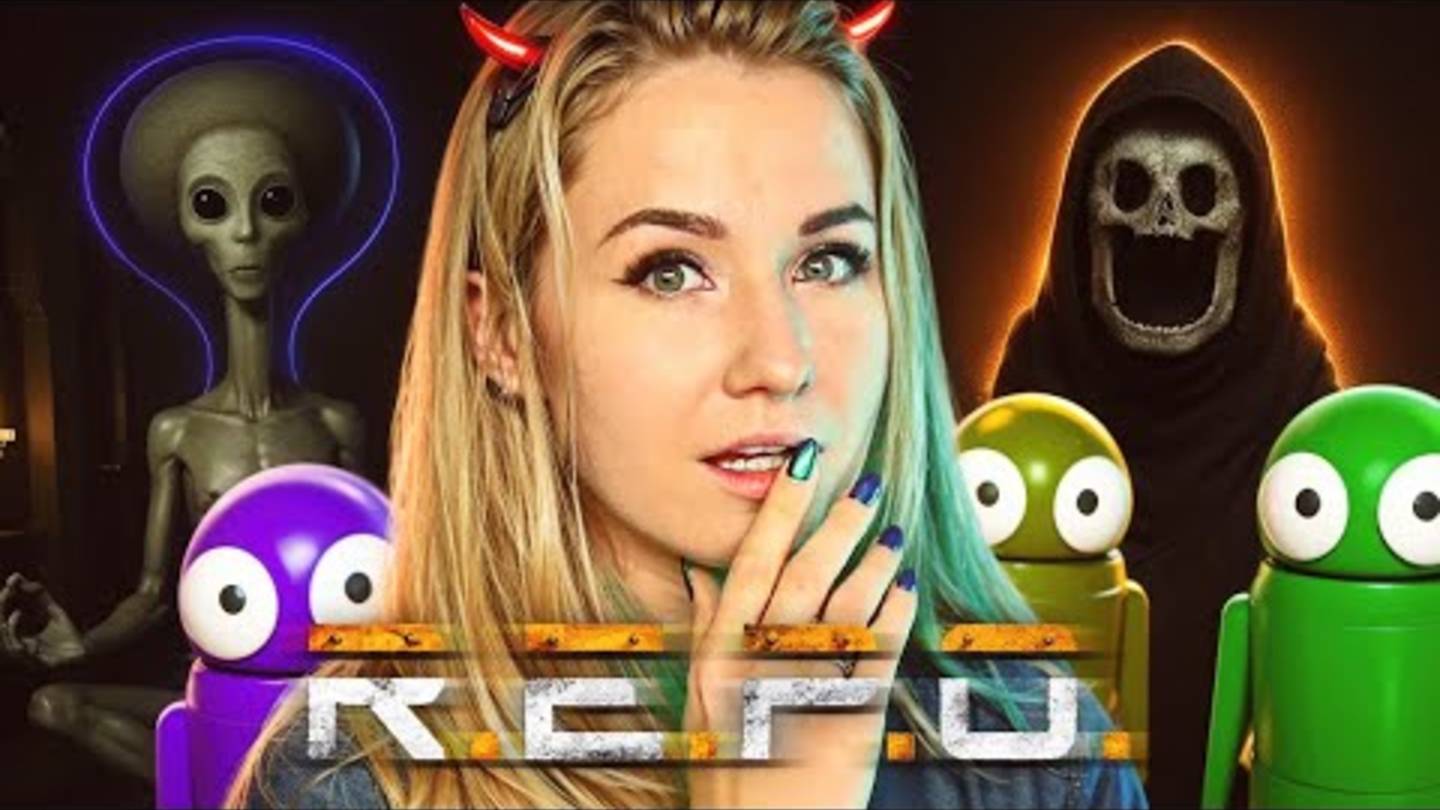 осталась одна среди монстров в R.E.P.O