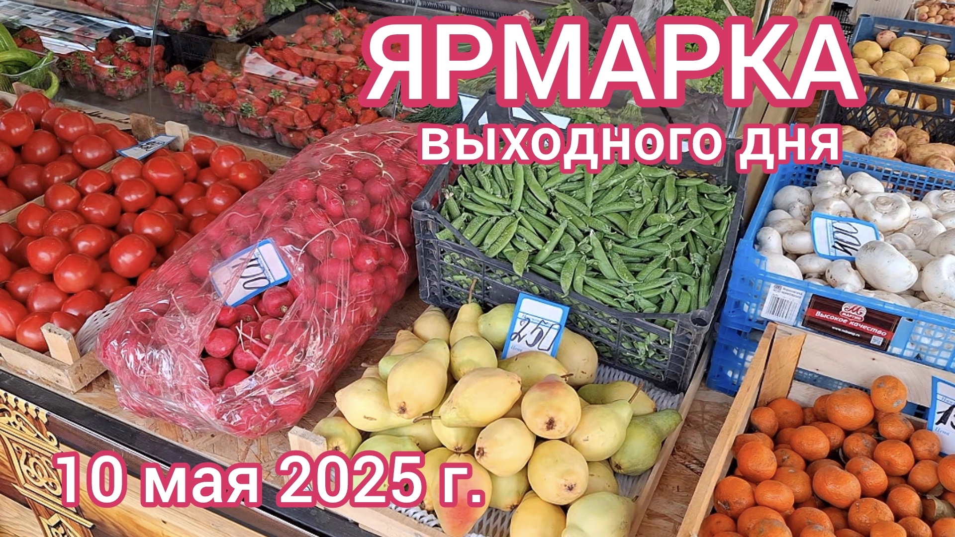 Краснодар - Ярмарка выходного дня на Репина (суббота и воскресенье) - обзор цен - 10 мая 2025 г.