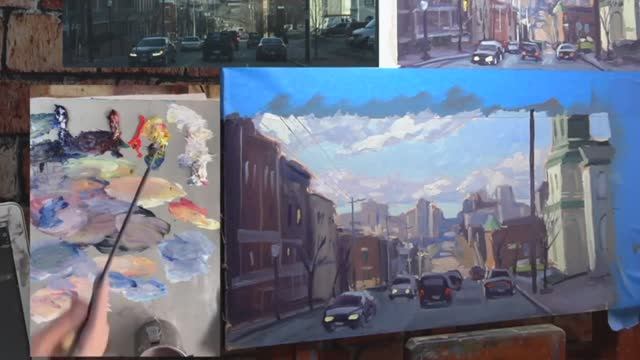 Советы по рисованию уличных этюдов от художника Chris Fornataro (Paint Coach)