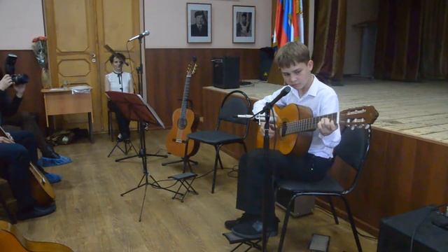 Арт. студия "Поющие гитары".  Детский отчетный концерт 2018г.