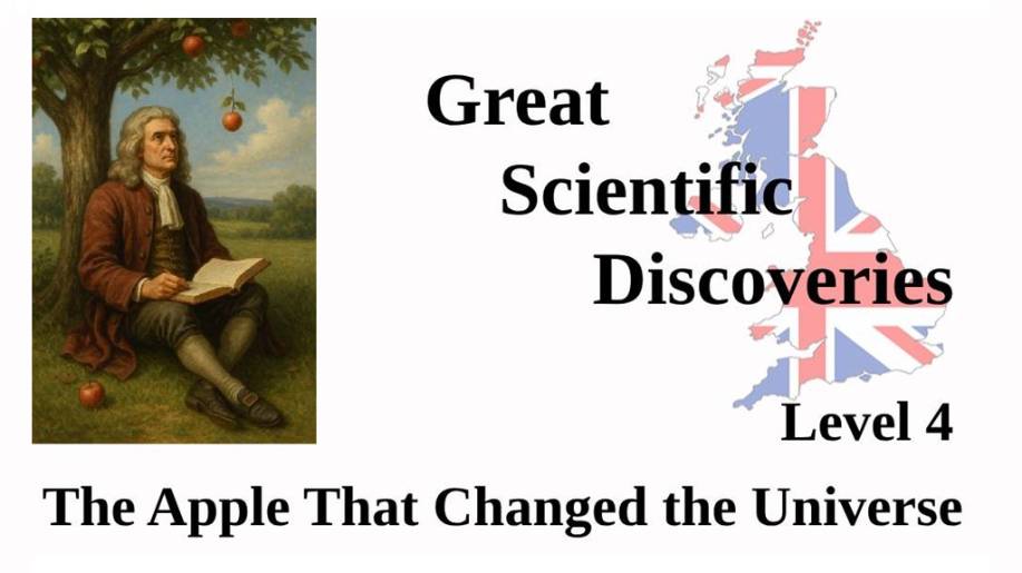 Learn English with a Short Story: The Apple That Changed the Universe (B2 Level)