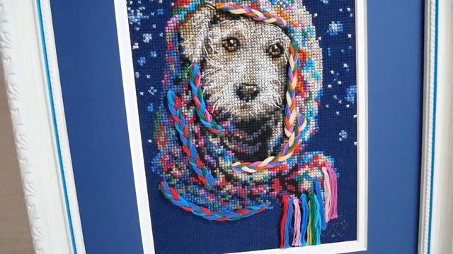 Оформление вышивки  из багетки  и  в другие рамы