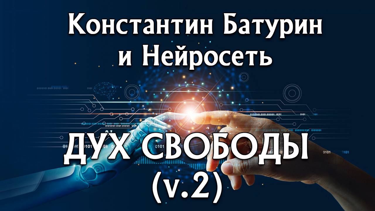 ДУХ СВОБОДЫ (v.2) - Константин Батурин и Нейросеть