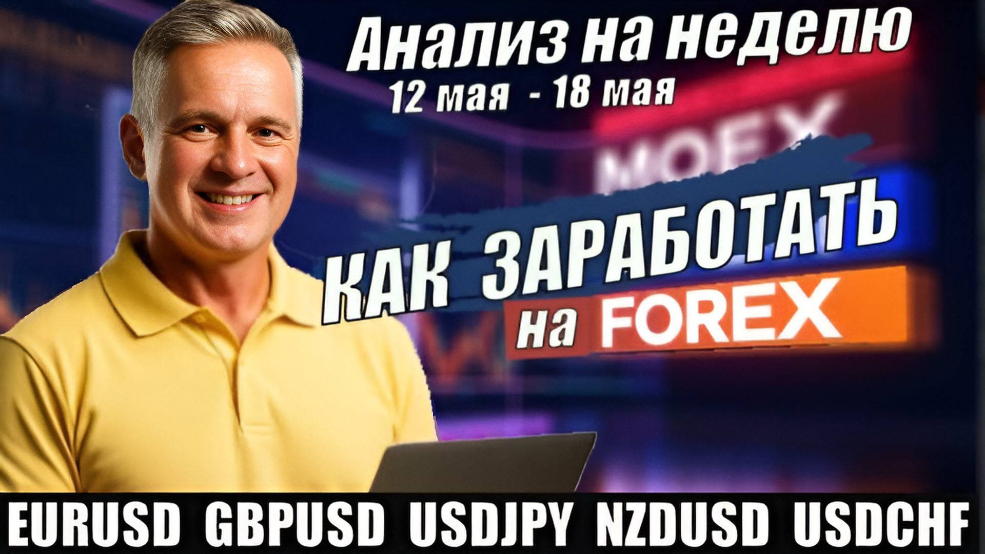 Анализ рынка FOREX на 12.05- 18.05 2025   в мастерской трейдера AVZtradeInvest (Александр Зонов)
