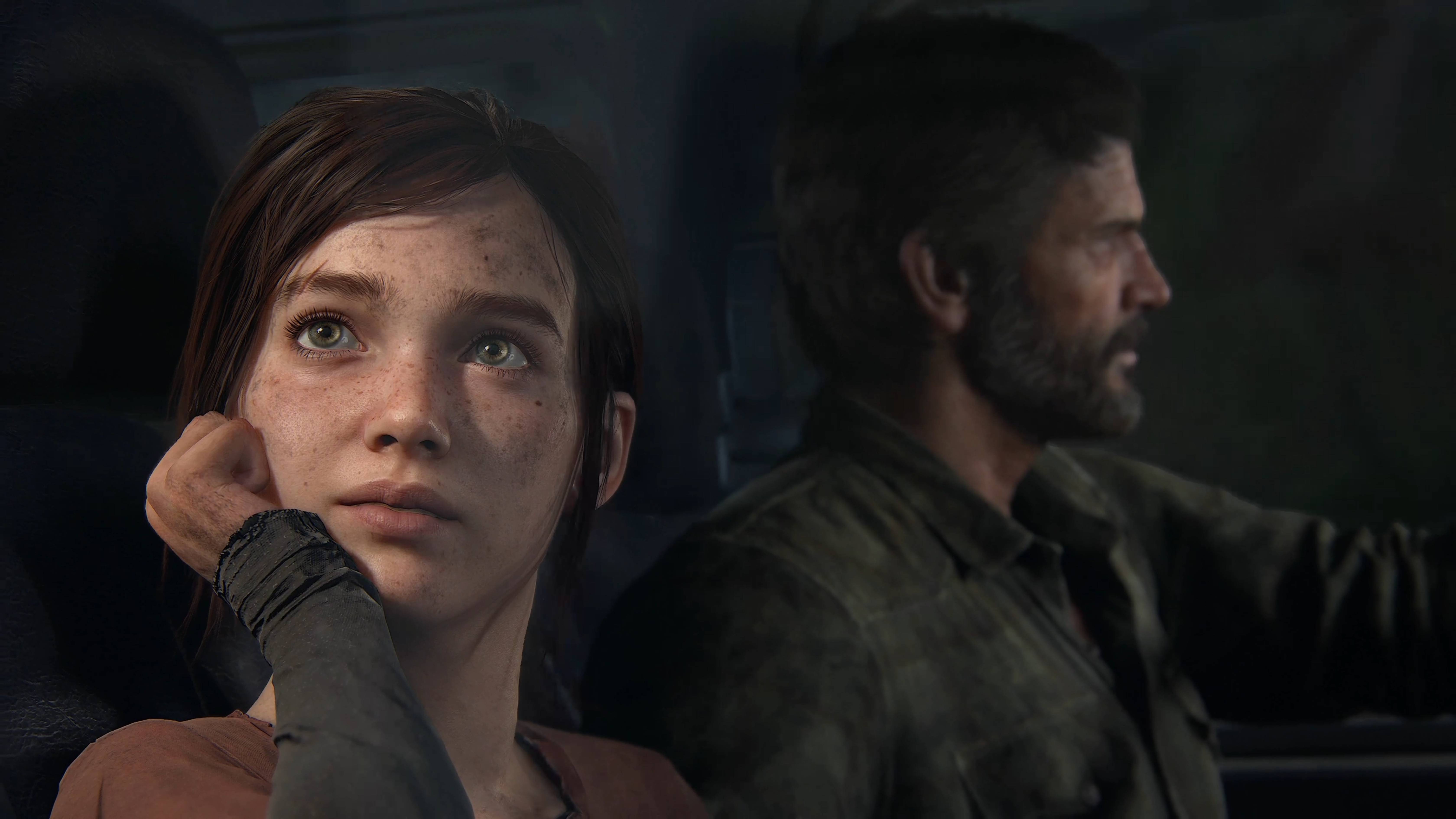 The Last of Us Part 1. Part7. Джоэл и Элли едут на машине к брату Джоэла. Нападение бандитов.