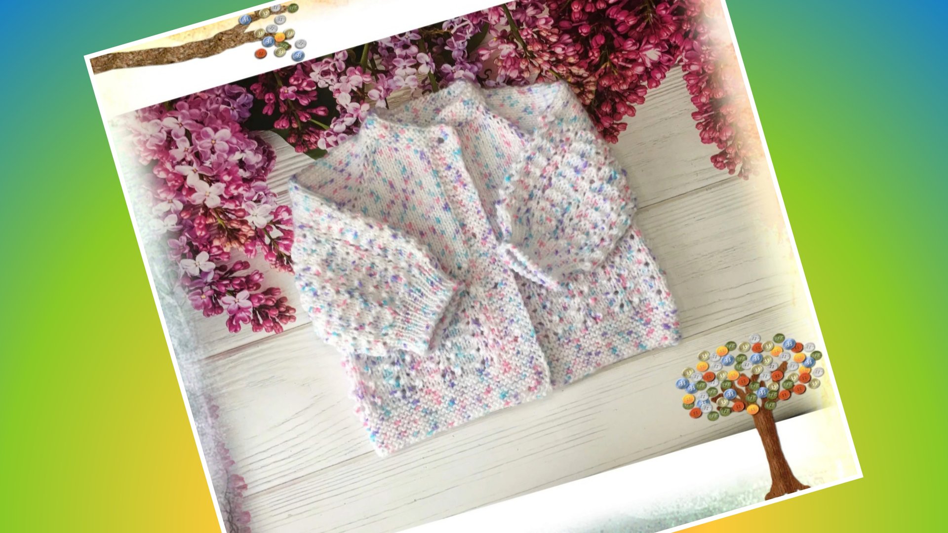 Кофточка спицами для самых маленьких🐣🧶 Расскажу как вязала🧶